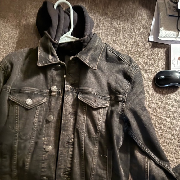 American Eagle Outfitters | Jackets & Coats | American Eagle Black ...